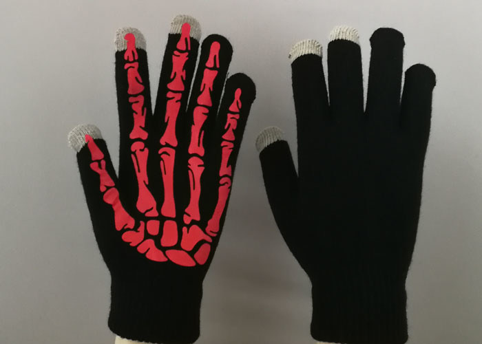 10 Gauge Skeleton Work Gloves Smart Touch Screen Function Free Samples